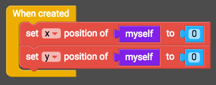 Step 2 · X and Y: Positions and movement in the game world